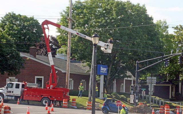Traffic light replacement project is underway - The County